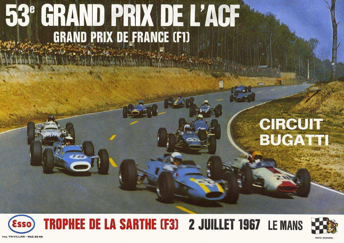 1967 French Grand Prix – Grand Prix Posters