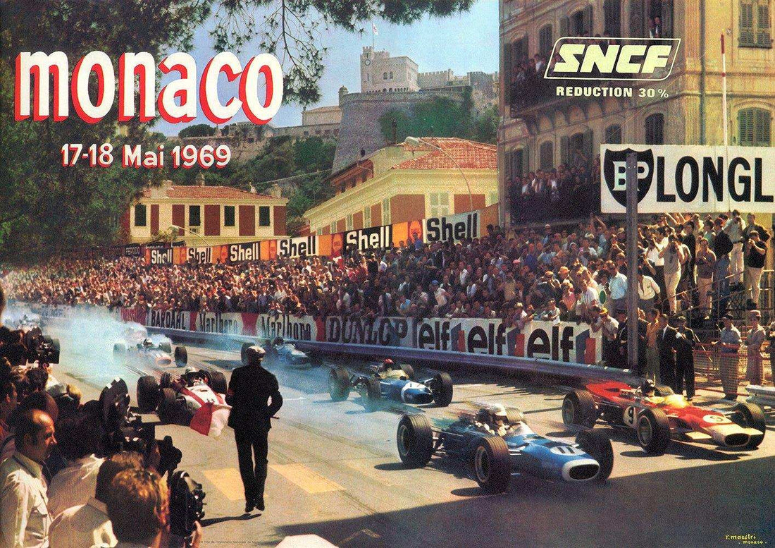1969 Monaco Posters | Monaco Grand Prix | Grand Prix Poster – Grand ...