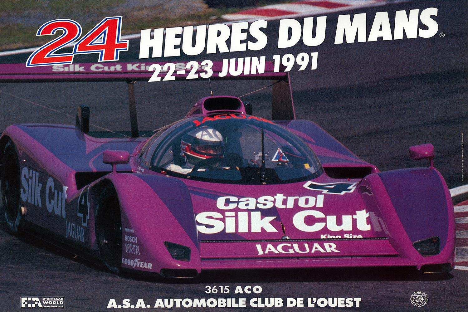 1991 Le Mans 24h Poster – Grand Prix Posters