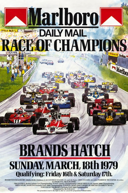 British Grand Prix Posters | Vintage British Poster | Grand Prix Posters