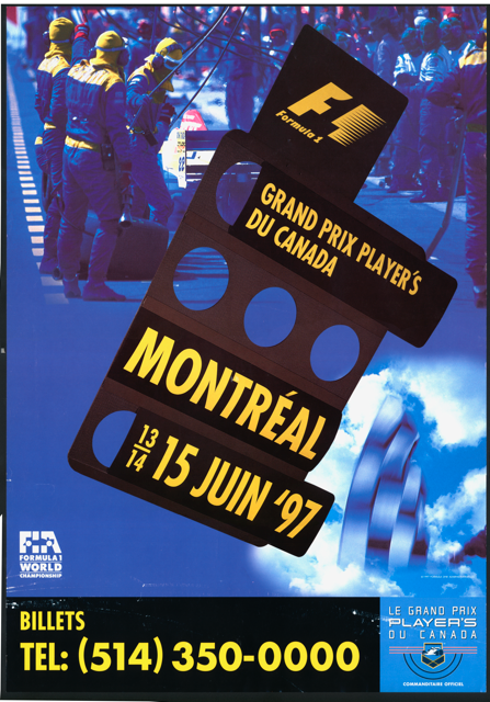 Canadian Grand Prix Poster | 90's F1 Poster | Grand Prix Posters